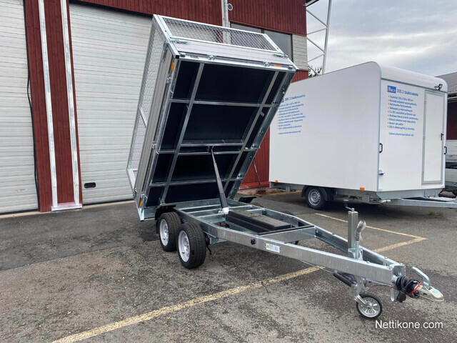 Saris 2,7 tn 4,5 m3 klapilaidoilla ja sähköhydrauliikalla trailers ...