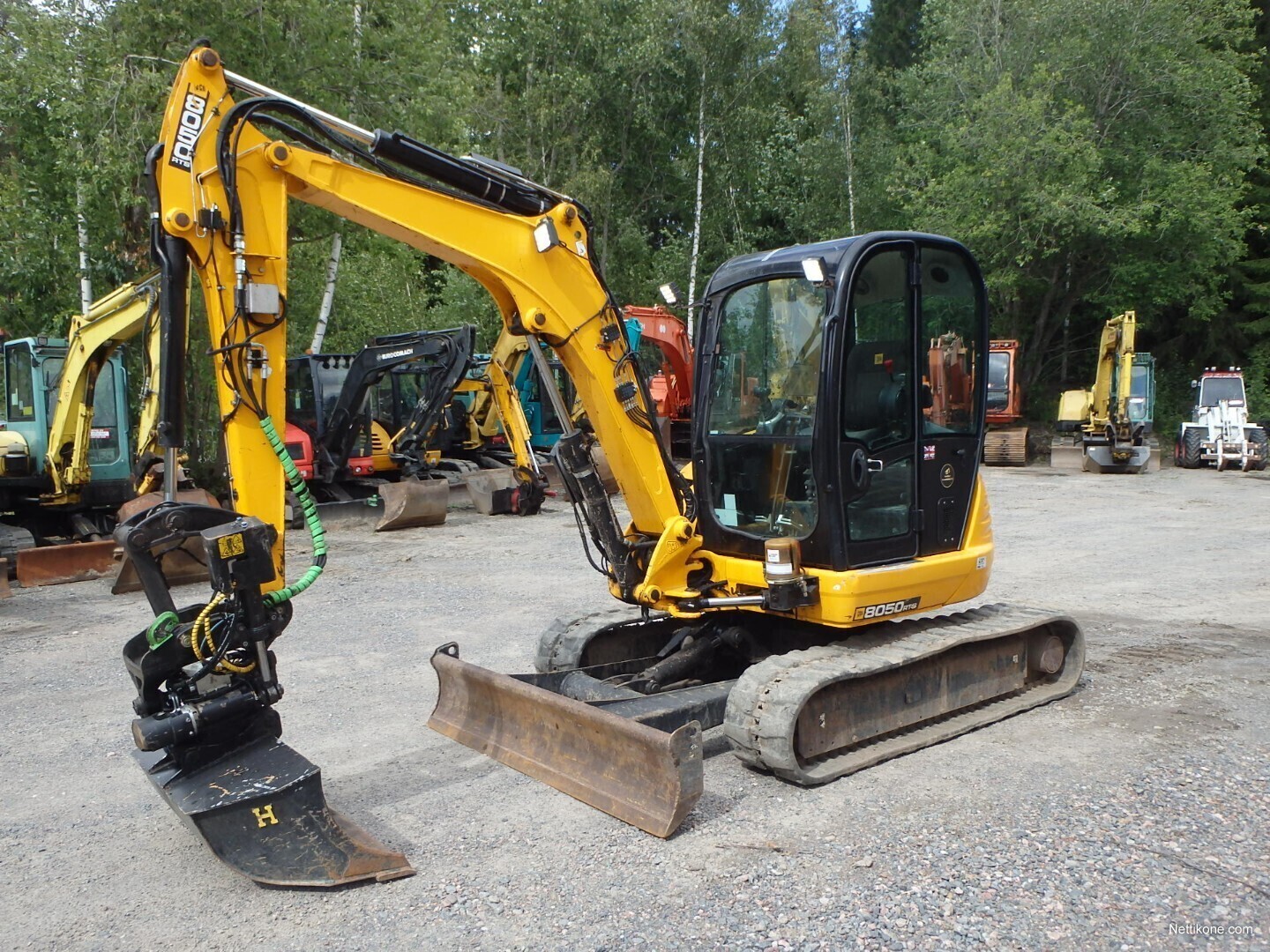 JCB 8050 RTS pyörittäjällä excavators, 2015 - Nettikone