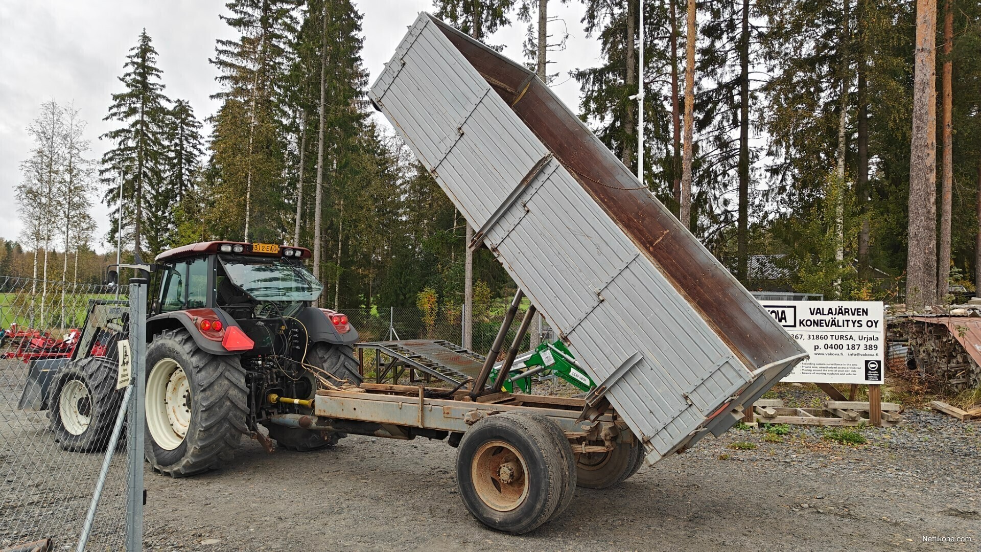Muu merkki Kippikärry 90HL vetävä - VIDEO perävaunut/maatalous - Nettikone