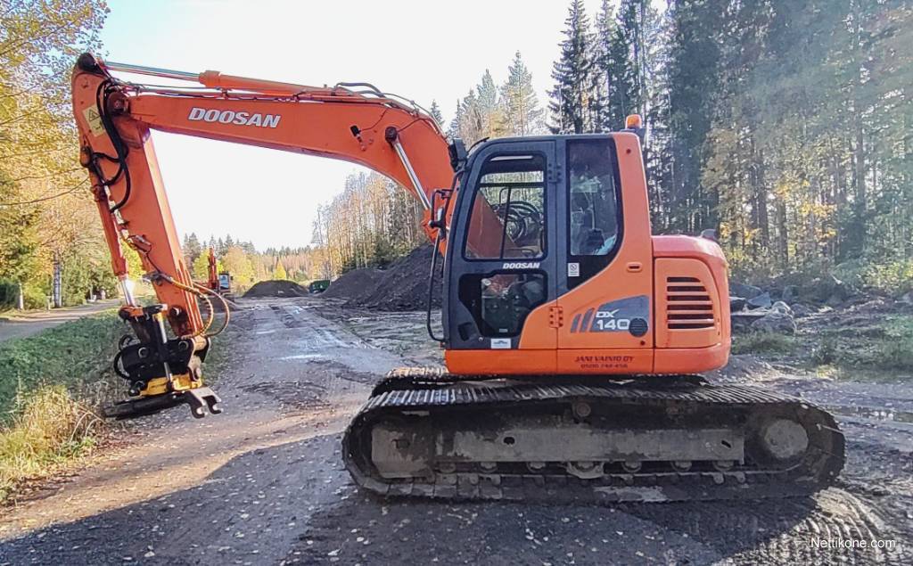 Doosan DX 140 LCR excavators, 2010 - Nettikone