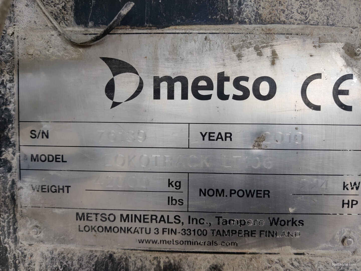 Metso LT106 murskaimet, 2010 - Nettikone