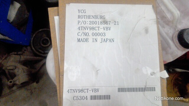 Yanmar 4TNV98CT-VBV lisävarusteet ja komponentit - Nettikone