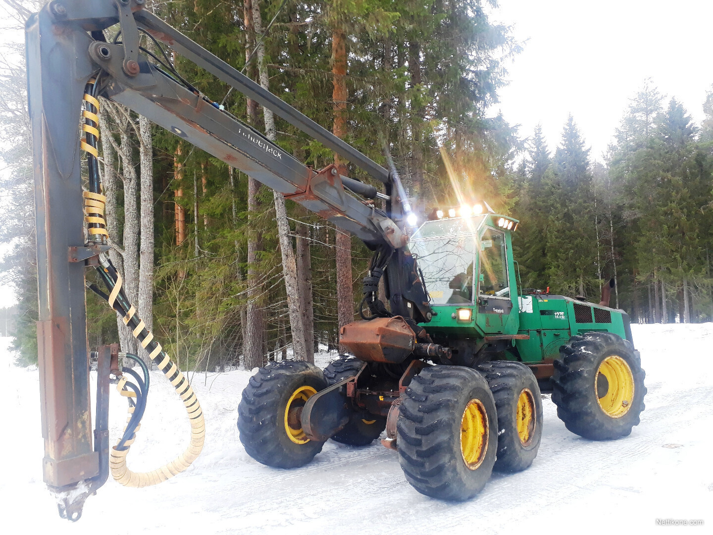 Timberjack 1270 harvesterit, 1993 - Nettikone