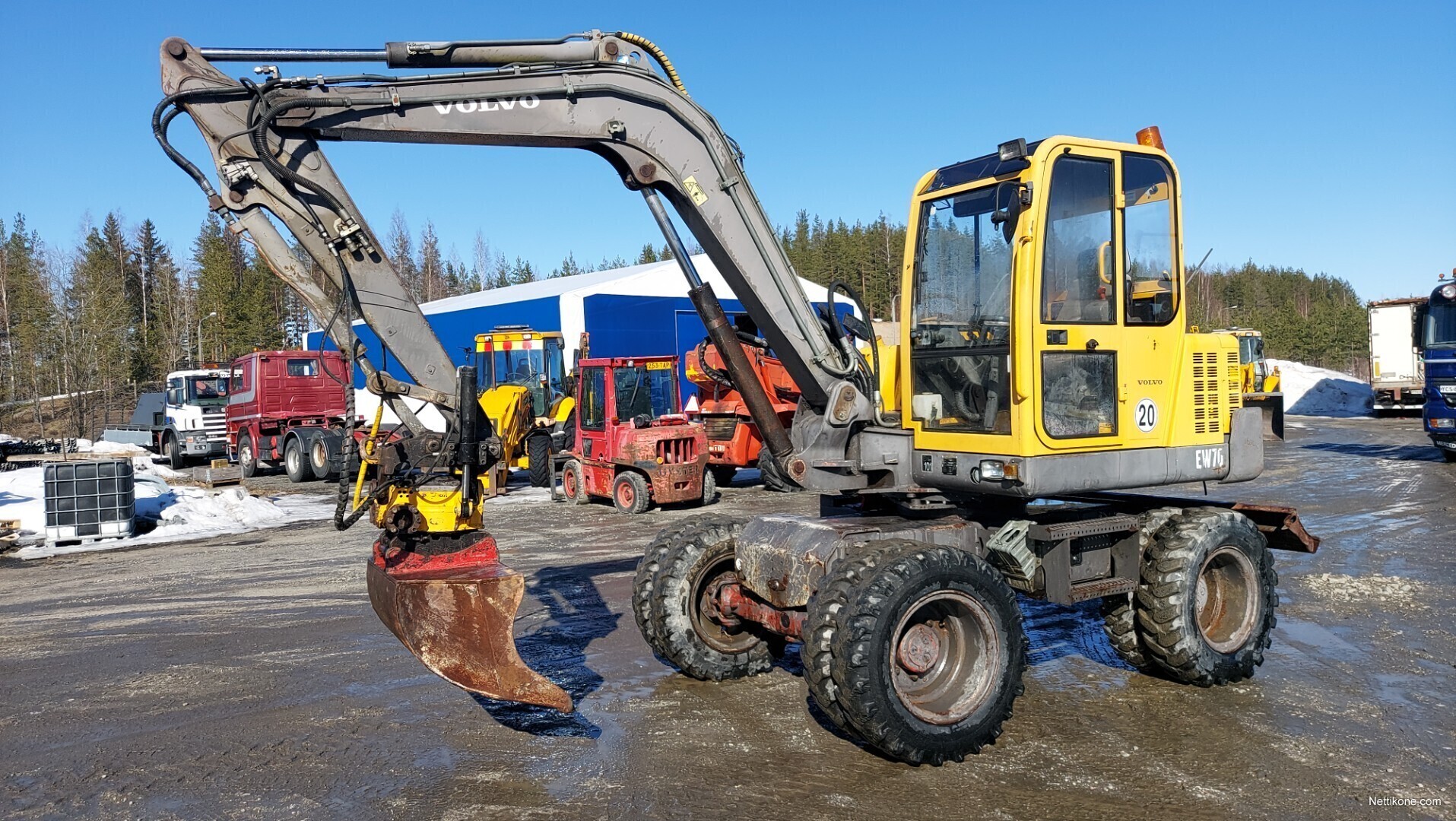 Volvo EW70 excavators, 2000 - Nettikone