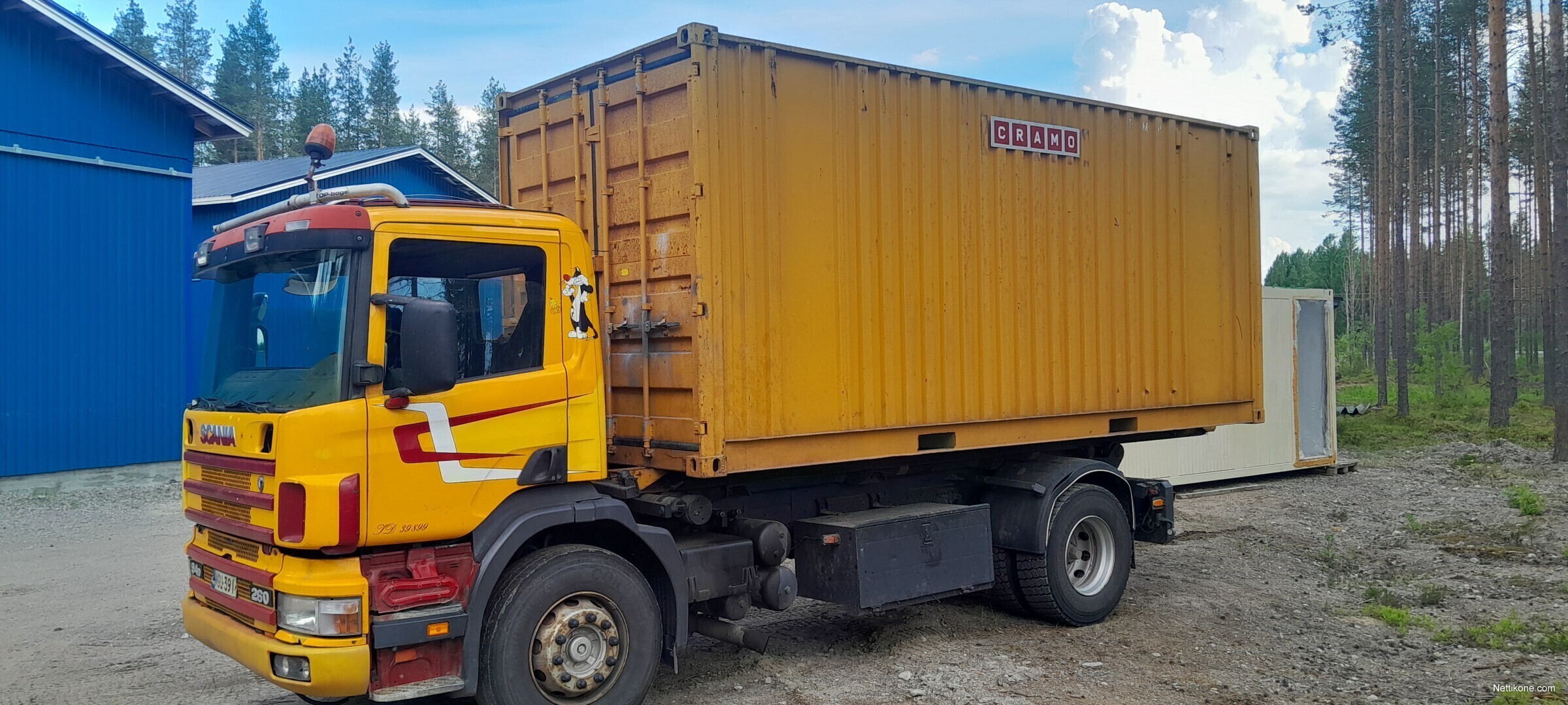 Muu merkki Kontti vaihtolavakiskoilla , löytyy 2kpl containers - Nettikone