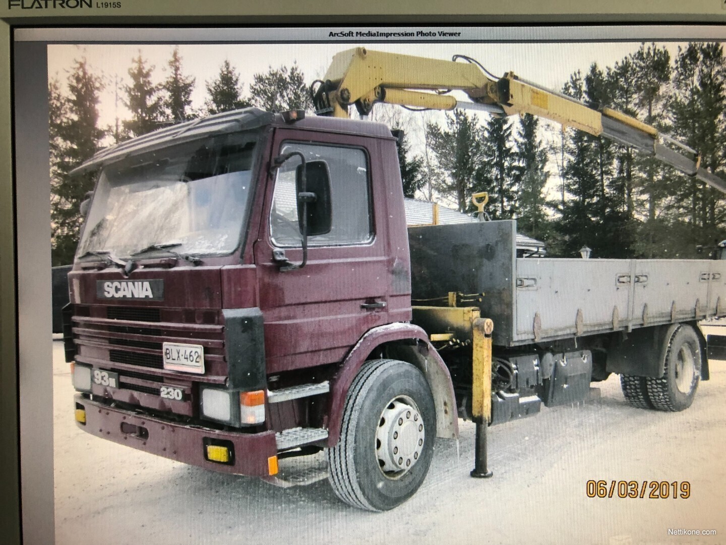Scania M93 kappaletavaranosturit, 1989 - Nettikone