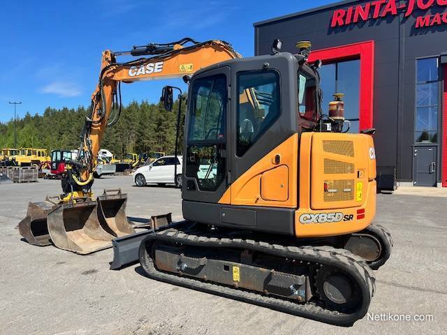 Case CX 85 D SR / Engcon, Leica 3-D, 4 kauhaa ym kaivinkone, 2019 ...