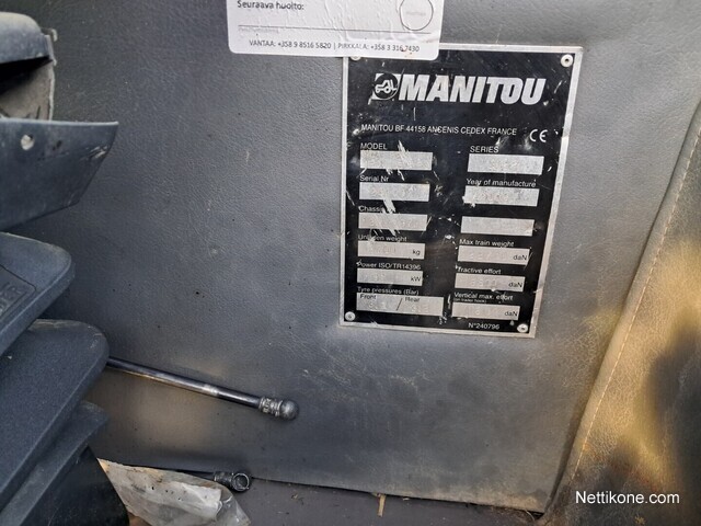 Manitou MLA 628 loading and digging, 2009 - Nettikone